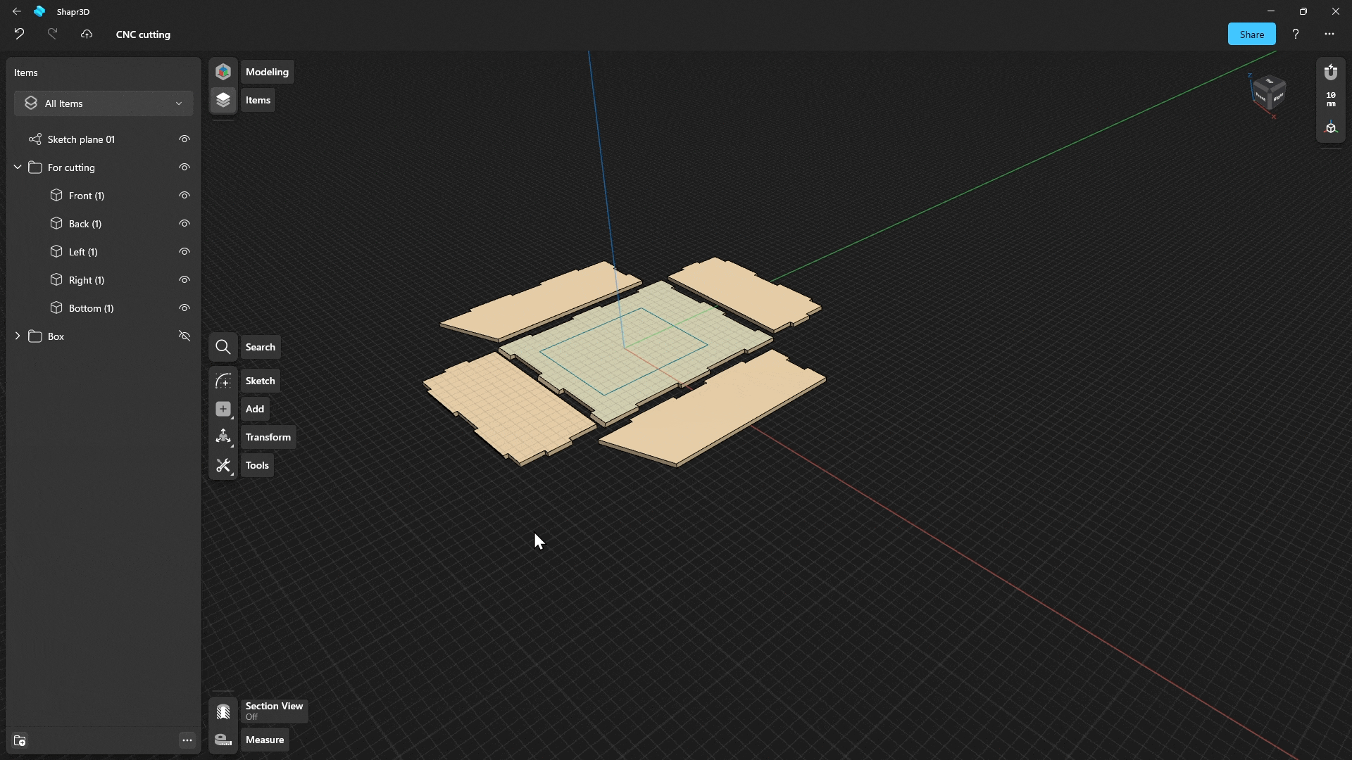 CNC cutting – Shapr3D Help Center