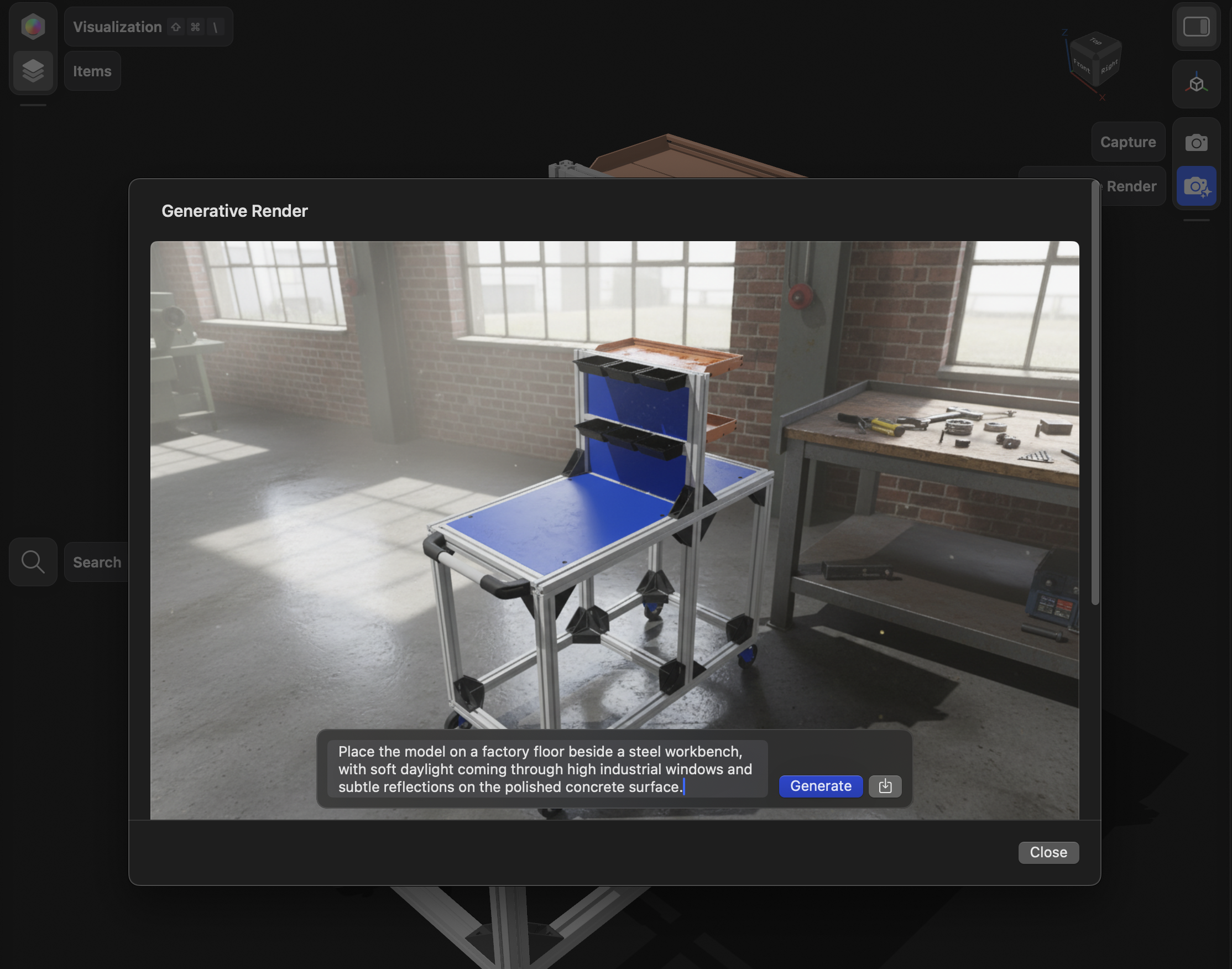Generate AI renders in Visualization – Shapr3D Help Center
