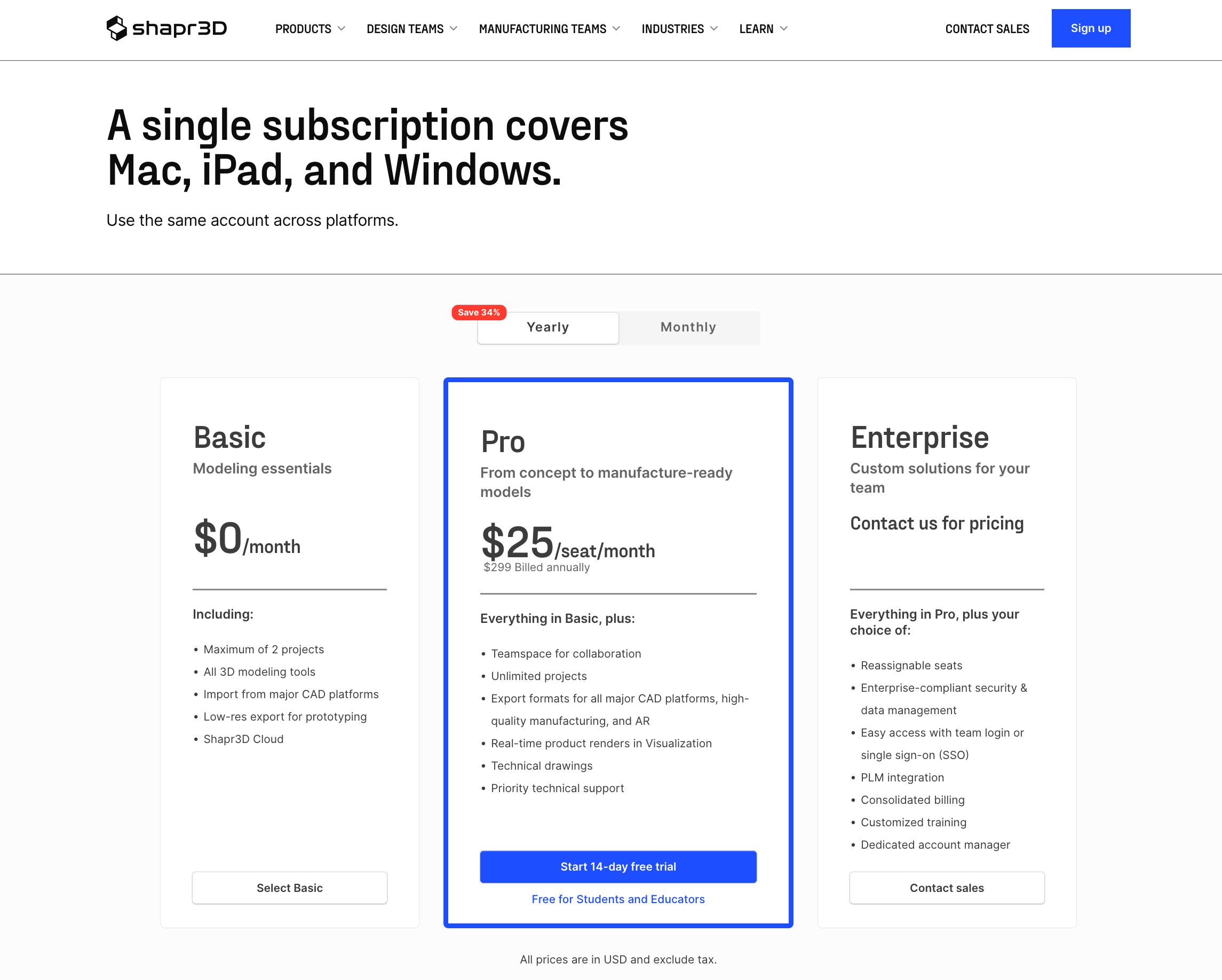 Shapr3D Pro – Shapr3D Help Center
