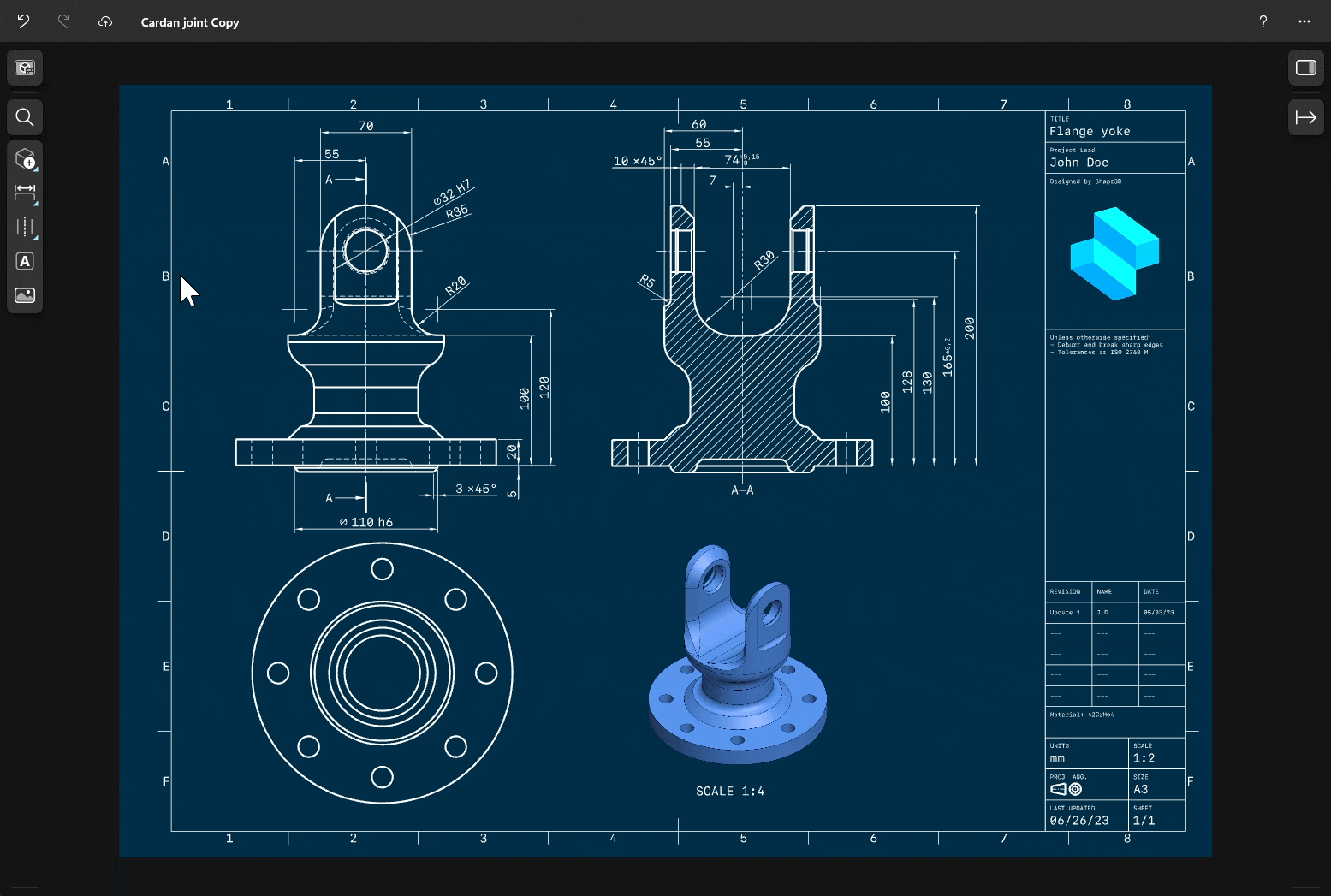 2D Drawings – Shapr3D Manual