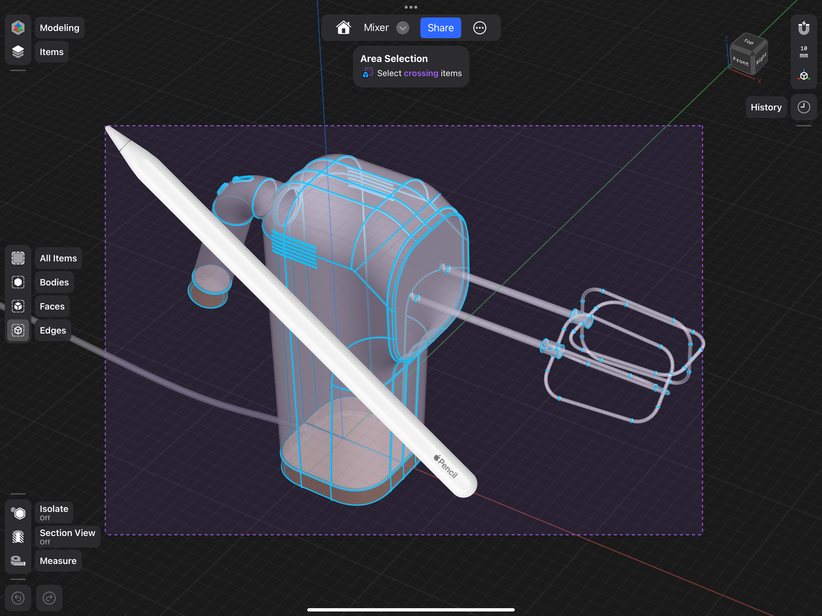 Selecting Geometry Shapr3d Help Center