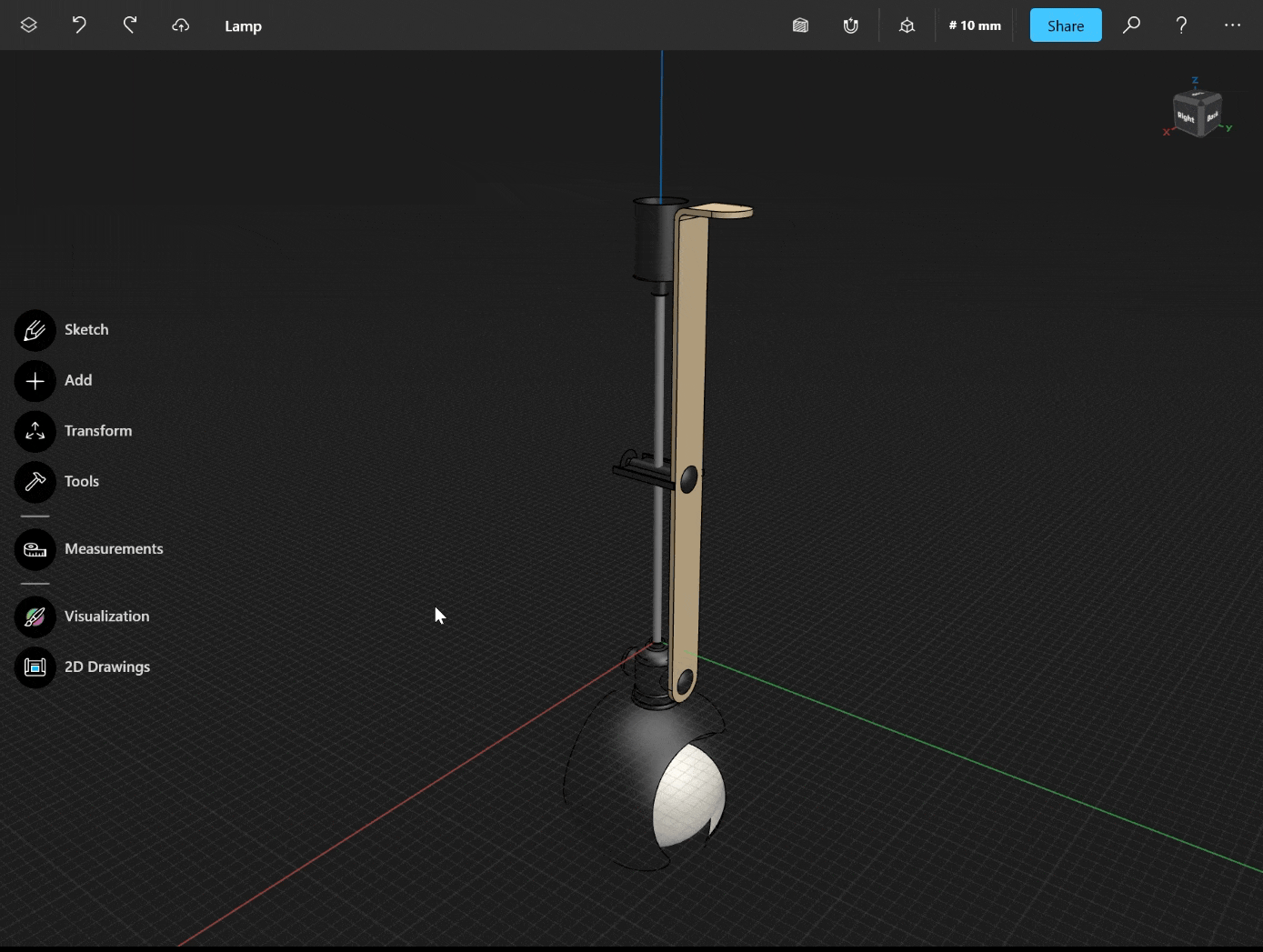 5.410 - Base plane selection – Shapr3D Help Center